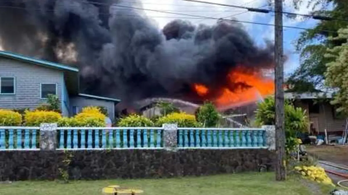 Kohala, Hawaii House Fire Leaves Residents Without a Home ...