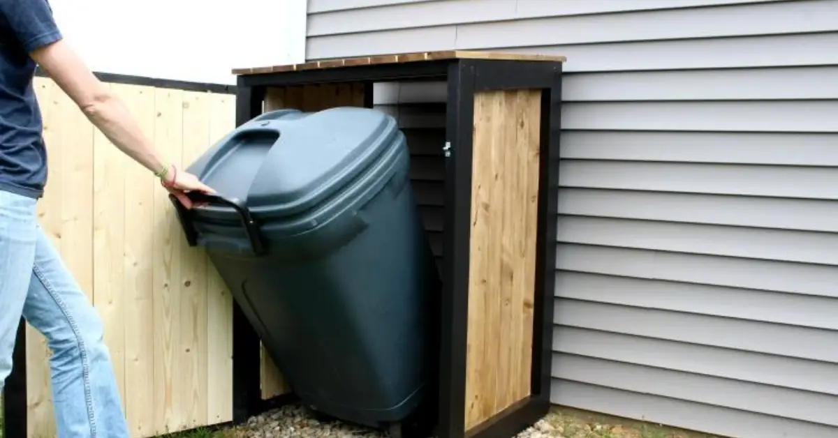 7 Stylish DIY Ways to Hide Outdoor Trash Cans and Boost Curb Appeal ...