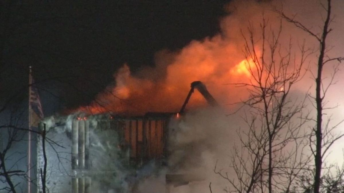 New York State Home Fire Causes Heavy Damage, Firefighters on Scene ...